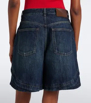 Loewe Paneled Denim Bermuda Shorts