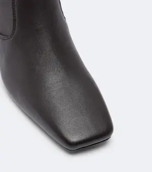 A.emery Leather Knee-high Square Toe Boots