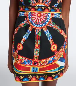 Dolce & Gabbana Carretto Print Mini Dress