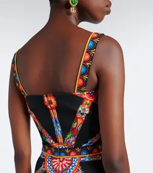 Dolce & Gabbana Carretto Print Mini Dress