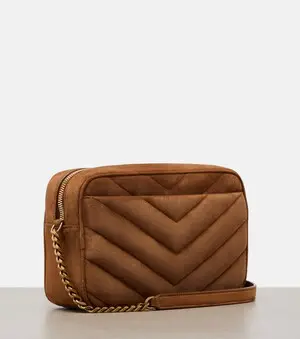 Saint Laurent Loulou Medium Suede Camera Bag
