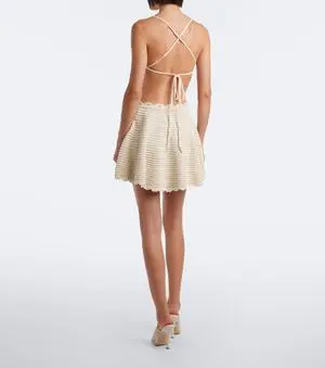 Retrofete Aisola Crochet Minidress