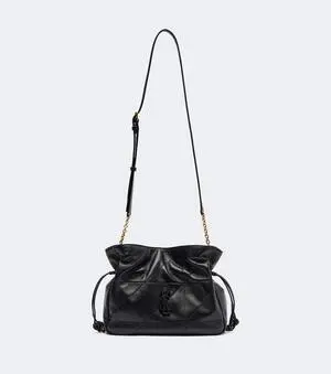 Saint Laurent Jamie Leather Shoulder Bag - Black