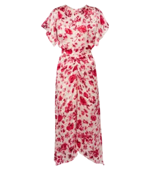 Isabel Marant Étoile Floral Devoré Georgette Midi Dress - Multicoloured