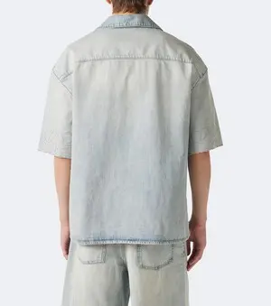 Loewe Anagram Denim Bowling Shirt