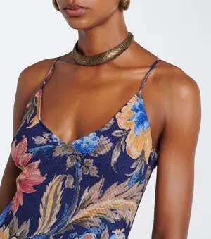 Etro Floral Ruffled Gown
