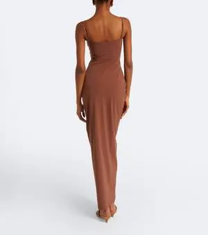 Christopher Esber Arced Ruched Maxi Dress