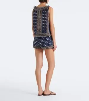 DÔEN Vienna Printed Cotton Shorts