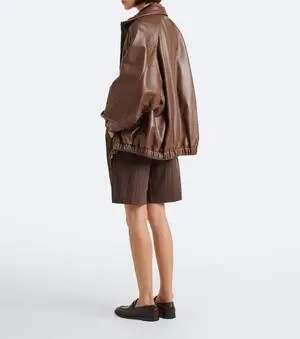 Ralph Lauren Striped Wool Shorts - Brown