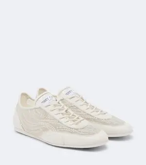 Jimmy Choo Trimmed Sneakers For Women