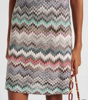 Missoni Zigzag Knit Mini Dress - Multicoloured