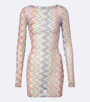 Missoni Zigzag Knit Mini Dress - Multicoloured