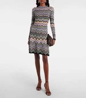 Missoni Zigzag Knit Mini Dress - Multicoloured