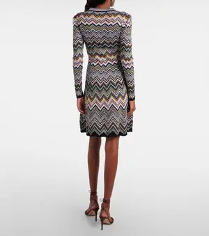 Missoni Zigzag Knit Mini Dress - Multicoloured