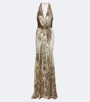 Jenny Packham Lisette Embellished Gown - Gold