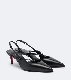 Black Slingback Pumps 