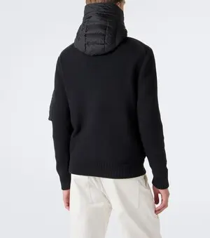 Moncler Down-paneled Cardigan