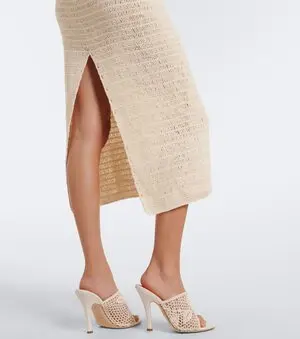 Magda Butrym Crochet Cotton Corset Dress