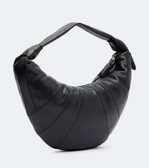LEMAIRE Croissant Shoulder Bag - Black