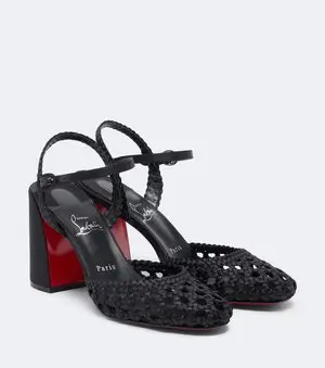 CHRISTIAN LOUBOUTIN Jane Crêpe Satin Pumps