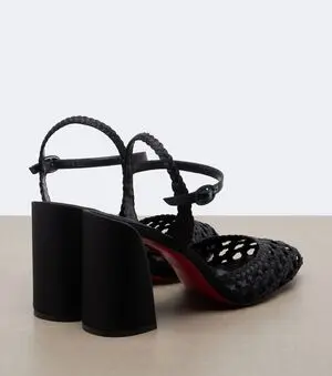 CHRISTIAN LOUBOUTIN Jane Crêpe Satin Pumps