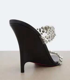 CHRISTIAN LOUBOUTIN Embellished Wedge Sandals