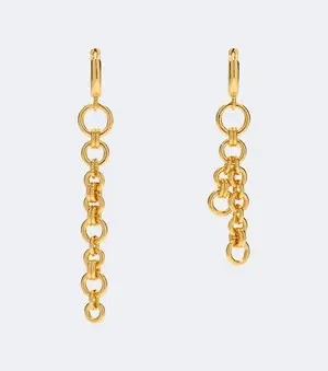 DEHANCHE Déhanche Asymmetric Chain Drop Earrings - Gold