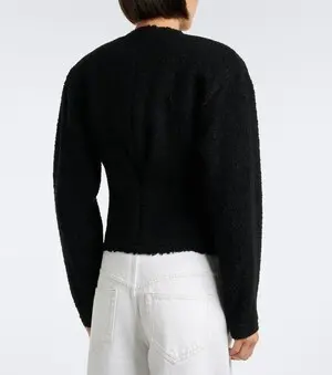 Isabel Marant Étoile Suna Bouclé Jacket - Black