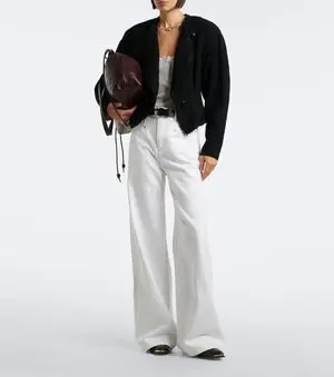 Isabel Marant Étoile Suna Bouclé Jacket - Black