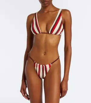 SIR. Alva Striped Bikini Bottoms