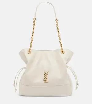 Saint Laurent Saint Laurent Jamie Small Leather Tote Bag White