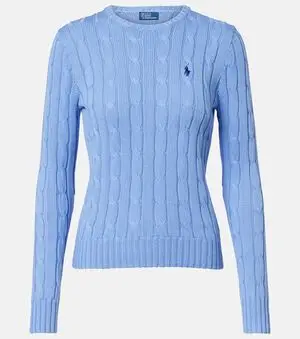 Polo Ralph Lauren Cable-knit Cotton Sweater - Blue
