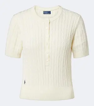 Polo Ralph Lauren Cable-knit Cotton Sweater - White