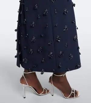 Simkhai Claudia Embellished Gown - Blue
