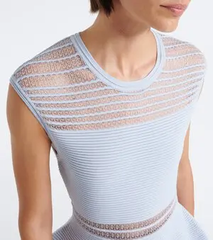 Simkhai Esri Knit Minidress - Blue
