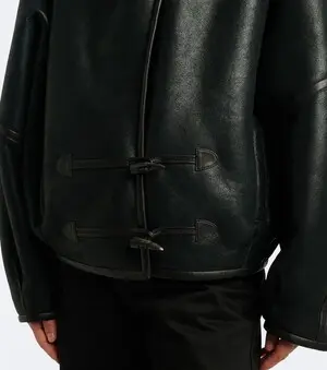 Isabel Marant Étoile Amiel Hooded Leather Jacket