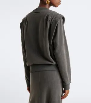 MARANT ETOILE Soldy Cotton Jersey Sweatshirt - Grey