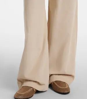 Brunello Cucinelli Cotton-blend Corduroy Wide-leg Pants