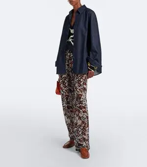 Dries Van Noten Leather Penny Loafers