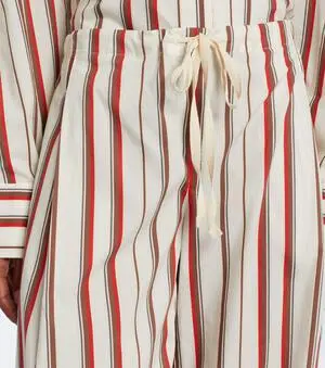 SIR. Alva Striped Cotton Wide-leg Pants
