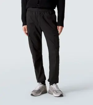 Stone Island Compass Cotton-blend Cargo Pants - Black