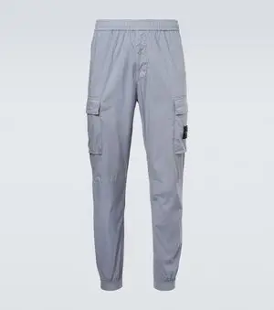 Stone Island Cotton-blend Cargo Pants - Blue