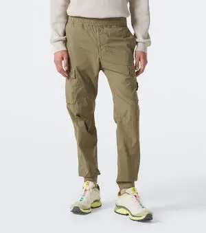 Stone Island Compass Cotton-blend Cargo Pants