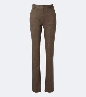 Ralph Lauren Wool, Silk And Cashmere Pants - Brown