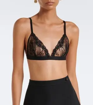 Valentino Garavani Vlogo Lace Bralette