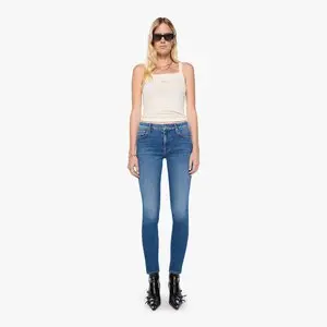 MOTHER The Looker Spare Me Drama Jeans - Blue