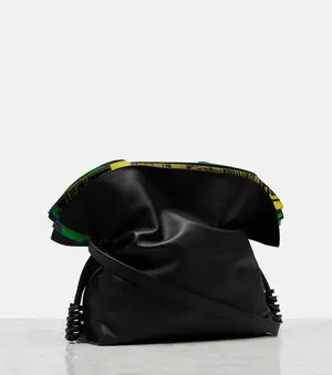Loewe Flamenco Leather Clutch