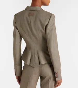 Alexander McQueen Cropped Blazer