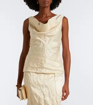 FFORME Sleeveless Cowl Neck Top
