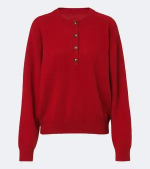 Loulou De Saison Oversized Cashmere Sweater - Red